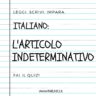 L'articolo indeterminativo